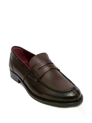 SOMMET Penny-strap Leather Loafers