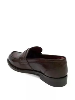 SOMMET Penny-strap Leather Loafers