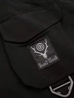 SOUTH2 WEST8 Multi-pocket Zip-up Gilet - Black