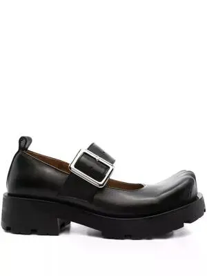 CHARLES JEFFREY 40mm Moggies Buckle-fastening Square-toe Pumps - Black