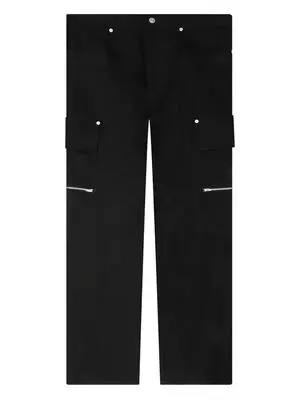 6 MONCLER 1017 ALYX 9SM Zip-pocket Cargo Trousers - Black