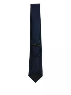 Scotch & Soda Pointed-tip Tie - Blue