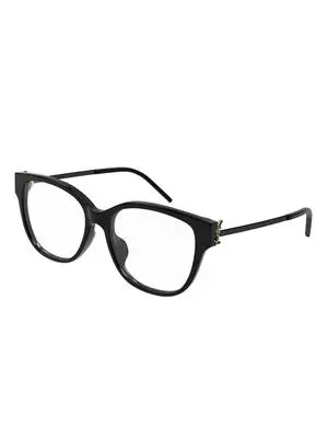 Saint Laurent Acetate Cat-eye Glasses - Black