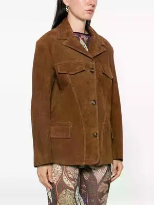 SIEDRES Button-up Jacket With Flap Pockets