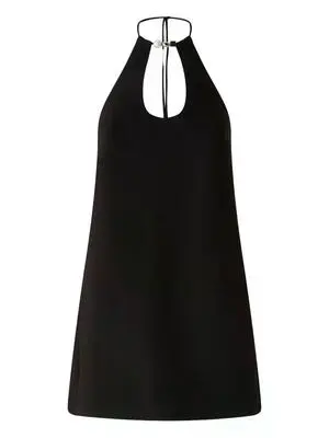 Pinko Halter-neck Tie-fastening Cocktail Dress