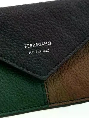 FERRAGAMO Colour-block Flap Cardholder