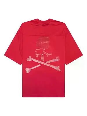 MASTERMIND WORLD Football Crew-neck T-shirt - Red