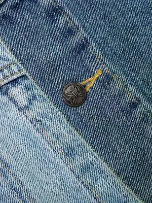 Needles Butterfly Print Denim Jacket