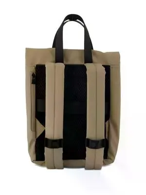 Rains Flap-pocket Shoulder-strap Backpack - Neutrals