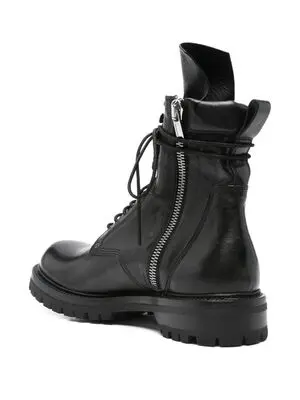Rick Owens Army Biker Boots - Black