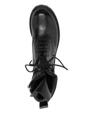 Rick Owens Army Biker Boots - Black