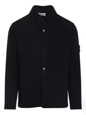 Stone Island Patch-pocket Wool Shirt
