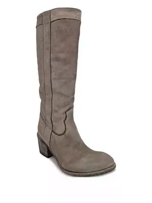 MADISON MAISON 57mm Leather Pull-on Boots - Brown