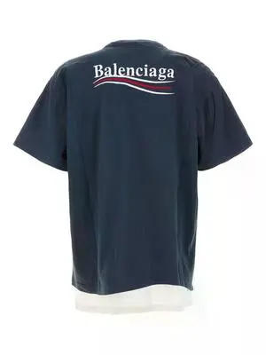 Balenciaga Layered Logo T-shirt