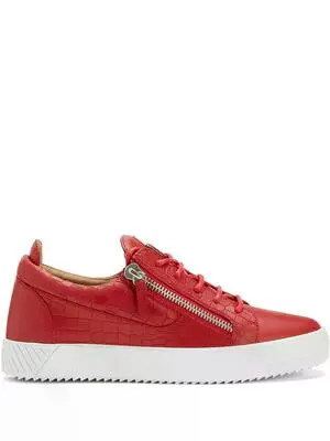 GIUSEPPE ZANOTTI Frankie Low-top Sneakers - Red