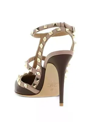 Valentino Garavani 100mm Rockstud Caged Leather Pumps