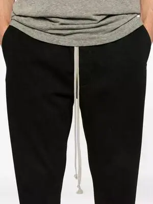 Rick Owens Drawstring Frayed Track Pants