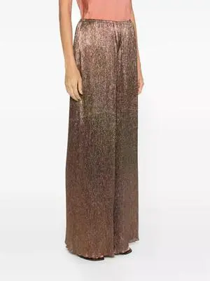 FORTE_FORTE Metallic-threading Trousers - Brown