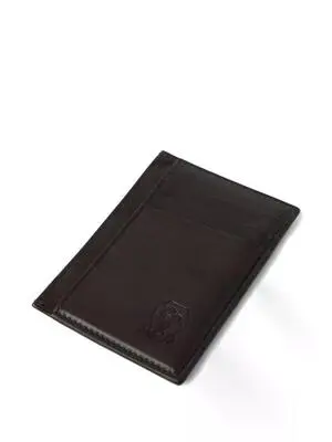 Brunello Cucinelli Leather Card Holder - Brown