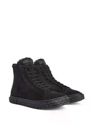 GIUSEPPE ZANOTTI Ecoblabber High-top Sneaker - Black