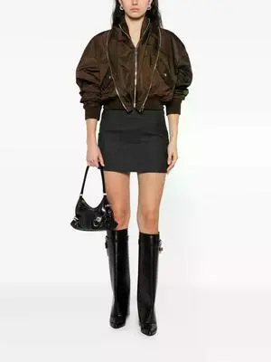Givenchy Straight Wool Mini Skirt