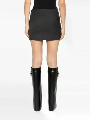 Givenchy Straight Wool Mini Skirt