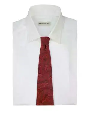Etro Silk Swirl Pattern Neck Tie