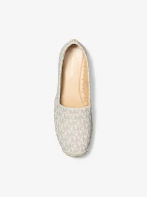 Michael Kors Lynn Signature Logo Platform Espadrille - Natural