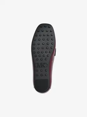 Michael Kors Mandy Leather Moccasin Loafer - Red
