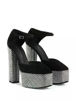 GIUSEPPE ZANOTTI Crystal-embellished Platform Sandals