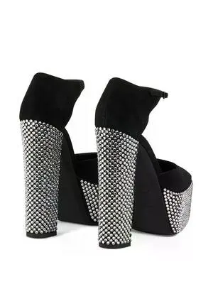 GIUSEPPE ZANOTTI Crystal-embellished Platform Sandals