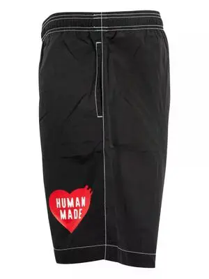 HUMAN MADE Heart-logo Swim Shorts