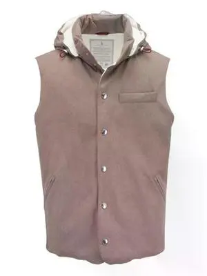 Brunello Cucinelli Studded Vests For Men