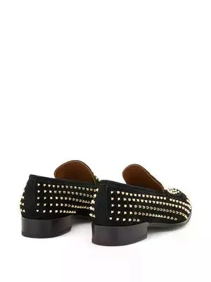 GIUSEPPE ZANOTTI Studded Suede Loafers