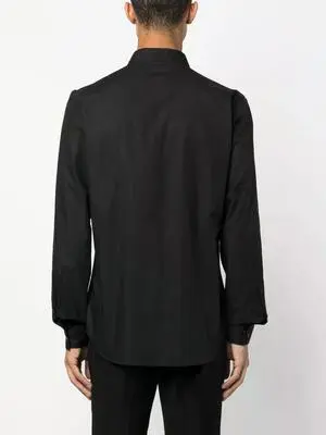 Versace Logo-print Cotton Shirt