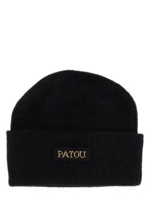 PATOU Cashmere Beanie - Black