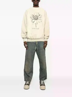 SAINT MXXXXXX Daisy-print Sweatshirt