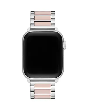 Tory Burch Kira Square Bracelet For Apple Watch - Pink/silver