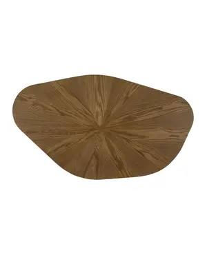 TOV FURNITURE Roche Ash Geometric Coffee Table - Brown