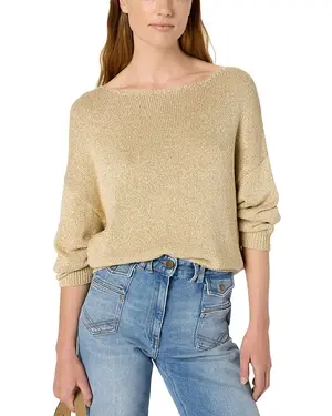 Gerard Darel Elianna Metallic Sweatshirt
