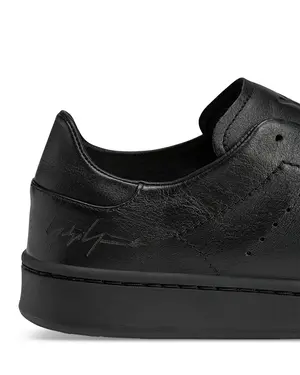Y3 Stan Smith Lace Up Sneakers - Black