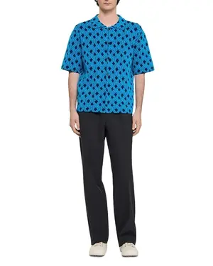 Sandro Textured Shirt - Turquoise