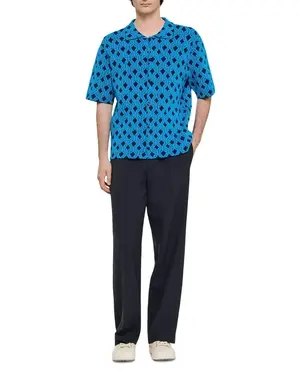 Sandro Textured Shirt - Turquoise