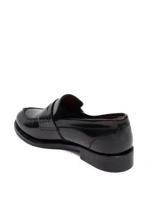SOMMET Penny-strap Leather Loafers