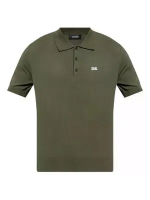 Dsquared2 Logo-embroidered Polo Shirt - Green