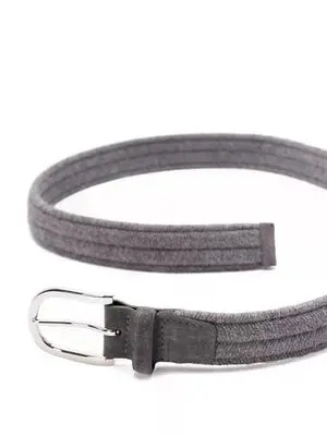 ORTIGNI Herringbone Wool Belt