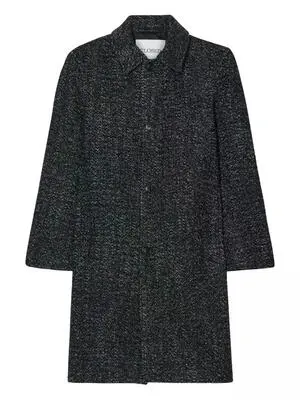 Closed Herringbone Pattern Coat
