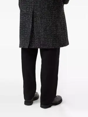 Closed Herringbone Pattern Coat