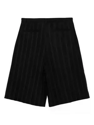 JUUN.J Pinstriped Pleated Shorts
