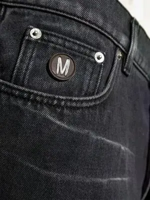 Moschino Five-pocket Faded Jeans